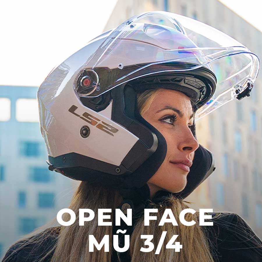 Mũ Open-face LS2 - Mũ 3/4 LS2 Helmets: Nón hở mặt LS2 đi Mô Tô Xe Máy – LS2 Store VietNam