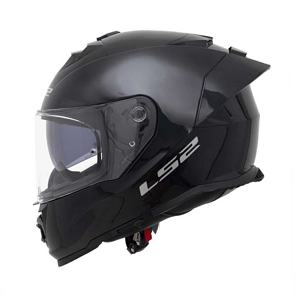 Nón Fullface LS2 FF800 Storm EVO Đen bóng: Bản Nâng Cấp Đuôi Gió cực ...